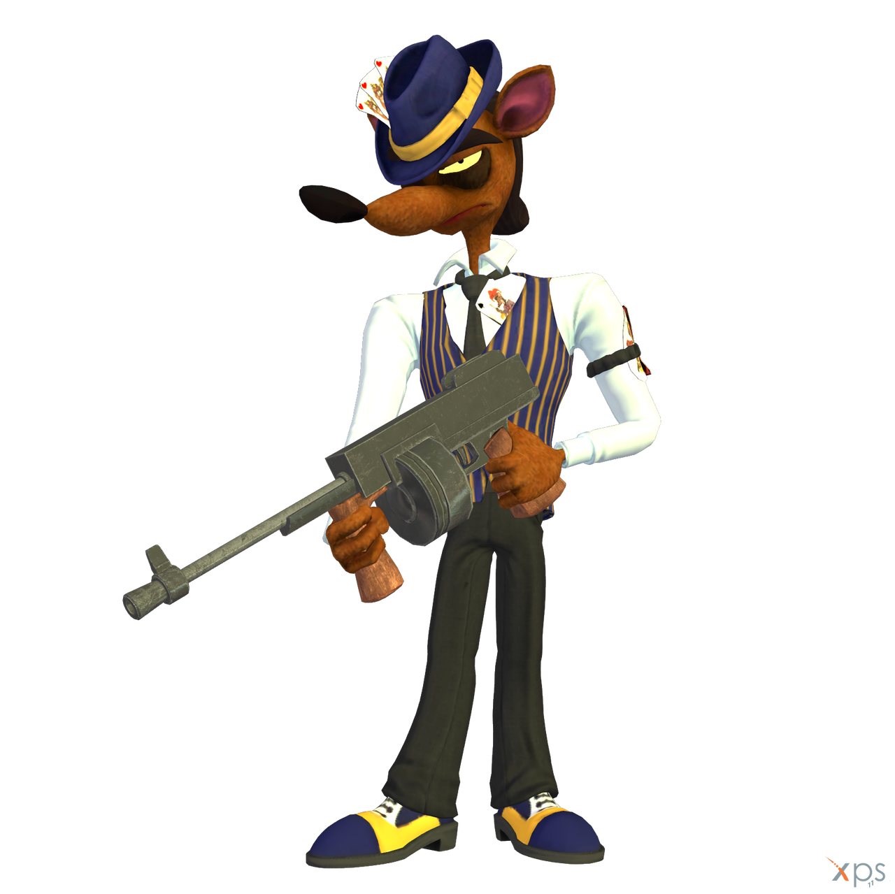 Crash Team Racing Nf Pinstripe P Gangster By Mrunclebingo On