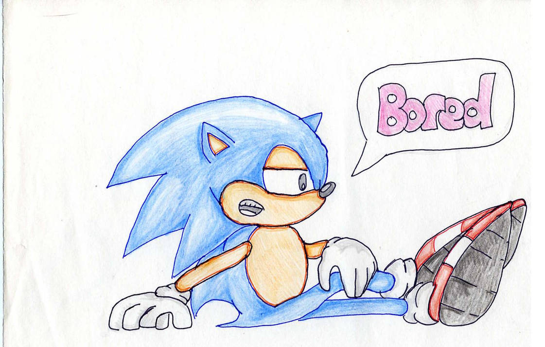 bored sonic by teracota-dragon on DeviantArt