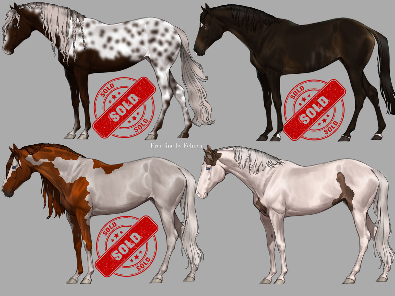 Fancy Adopts - Set price - CLOSED - batch two by 4HoovesArt on DeviantArt Fancy Adopts - Set price - CLOSED - batch two by 4HoovesArt on DeviantArt