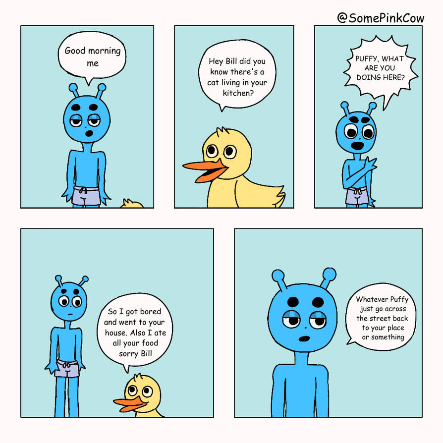 Puffy Goes To Bills House By Pinkladyy05 On Deviantart