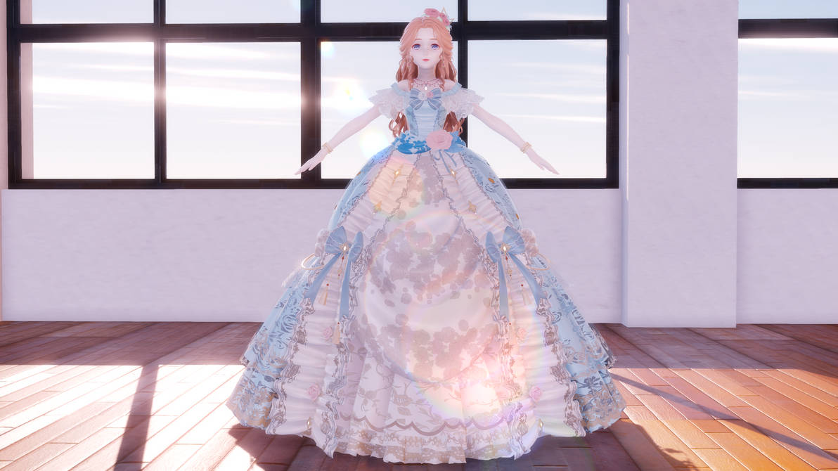 Shining Nikki Gorgeous Dress R18 Mmd Model Dl By Akanoryun On Deviantart