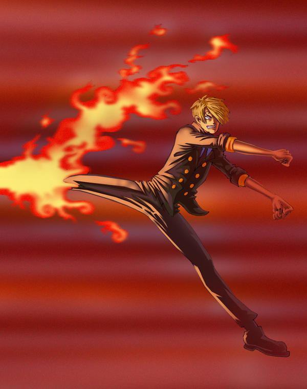 Sanji Diable Jambe By Hellspawnsteo On Deviantart