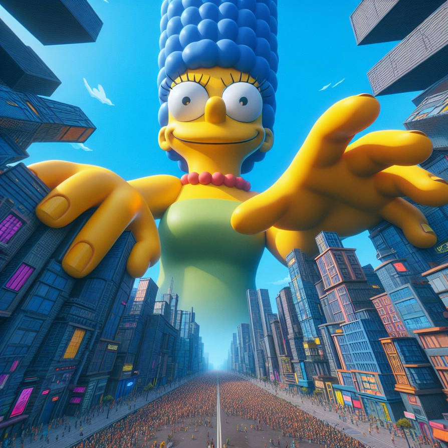 Marge Simpson Giantess By Micromondo80 On Deviantart