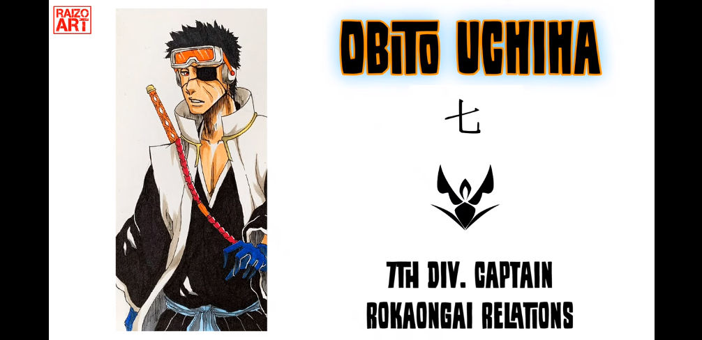 Naruto Characters As Gotei 13 Captains Obito By Luismiguelbastidas On