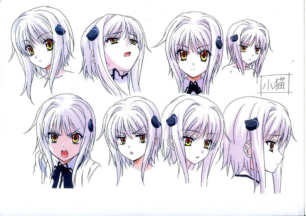Koneko Toujo Face Model Dxd Color By Kervinked On Deviantart