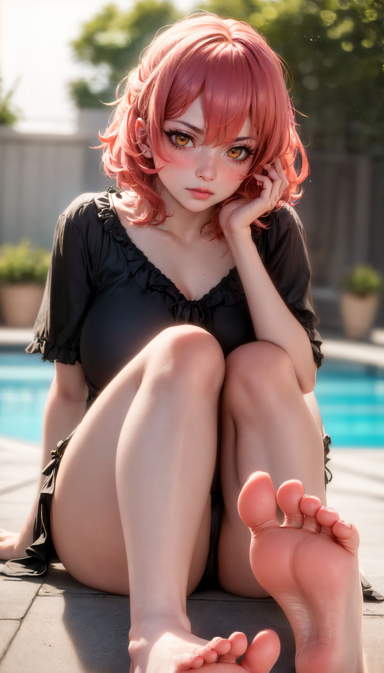 Cute Girl Feet By Hubaifu On Deviantart