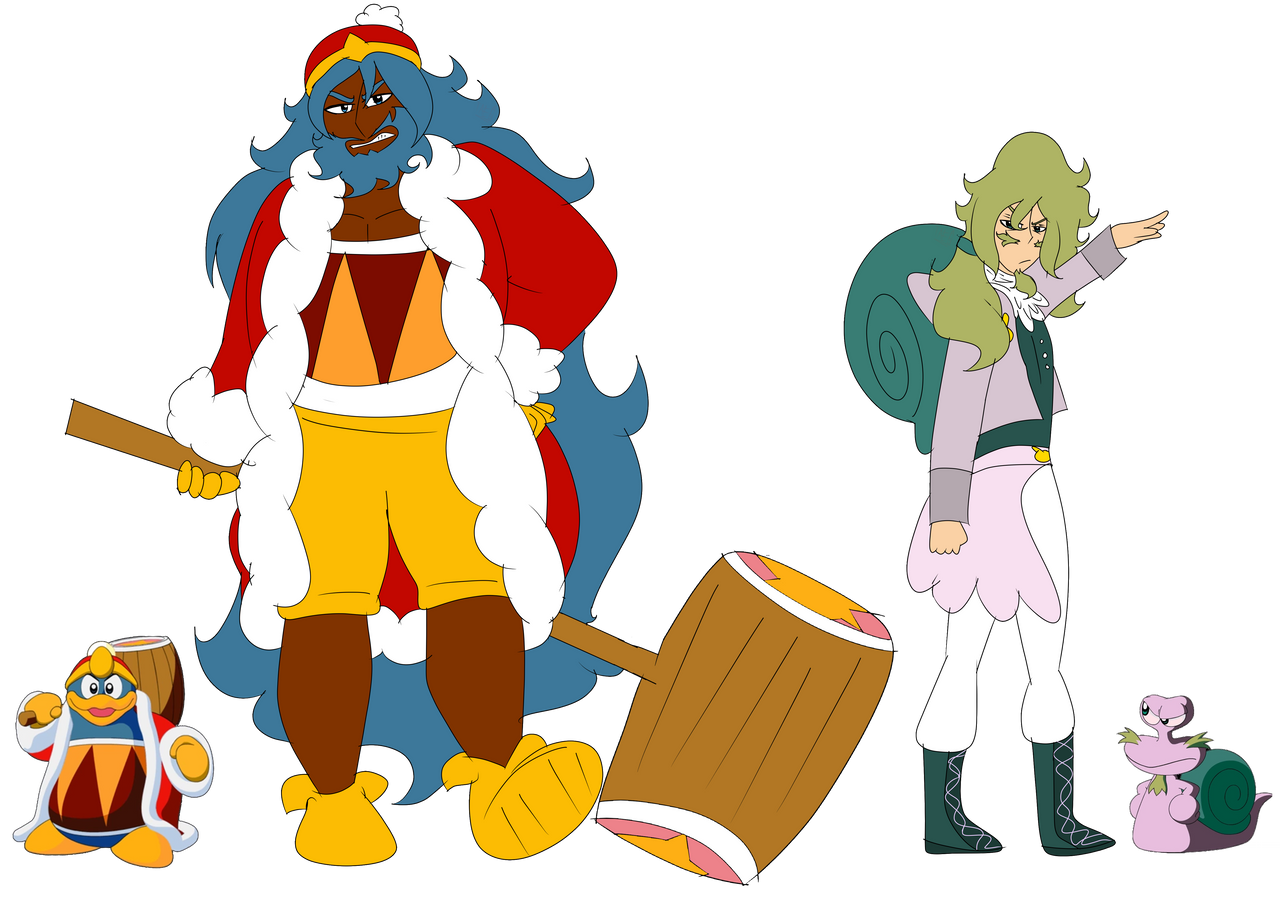 Taes Gijinkas King Dedede And Escargoon By Theartistentertainer On