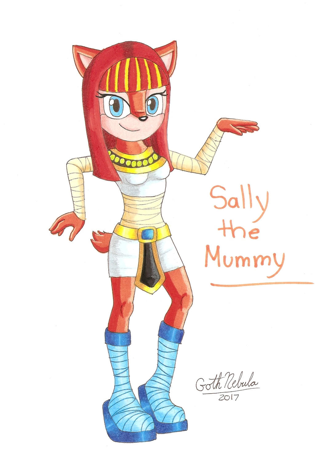 Werehogs Roommate Sally The Mummy By Gothnebula On Deviantart