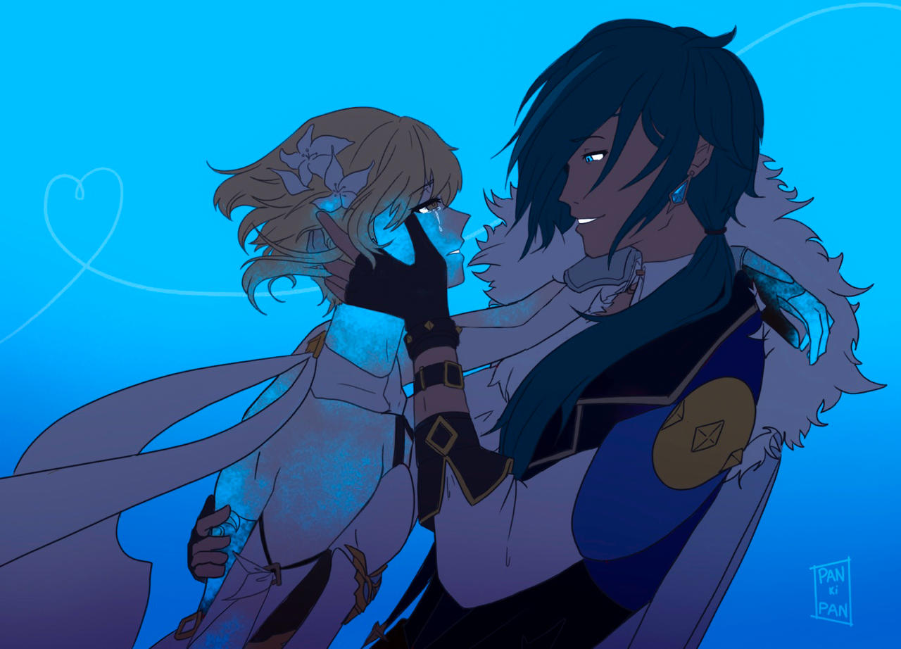 Yandere Kaeya X Lumine By Pankiip4n On Deviantart