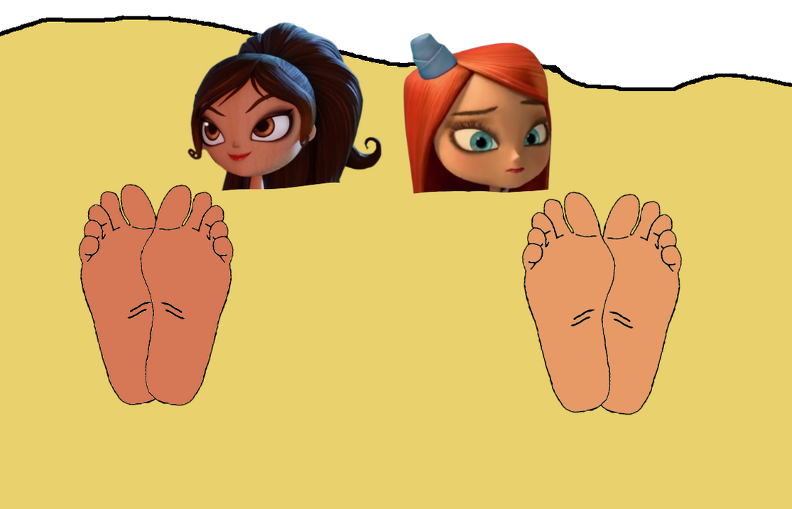 Maria Posada And Mary Beth Feet Buried In Sand By Hjfriedman On Deviantart