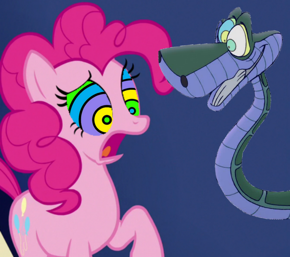 Kaa And Pinkie Pie By Marybethemberjoy49 1 On Deviantart