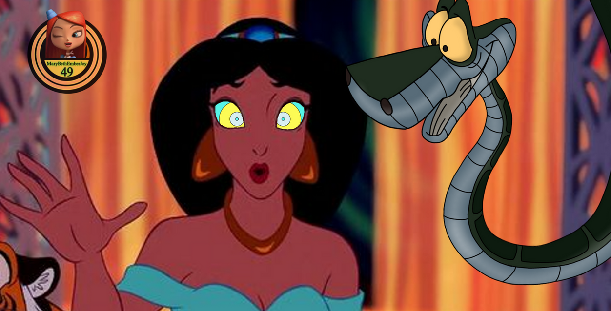 Kaa And Jasmine By Marybethmaria1423 On Deviantart