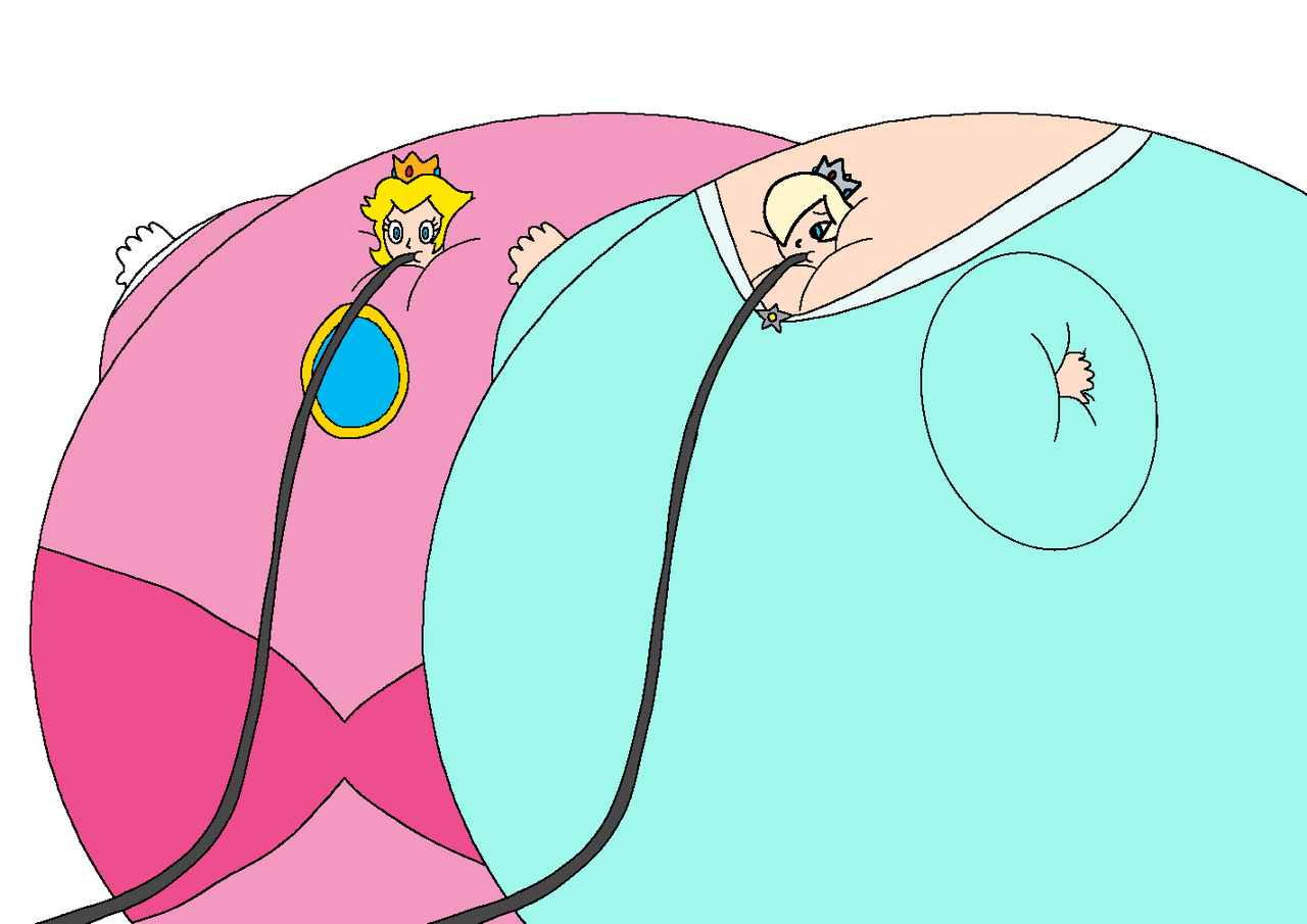 Peach And Rosalina Inflation By Marybethmaria1423 On Deviantart