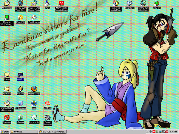 Desktop- Kamikaze by pie1055 on DeviantArt
