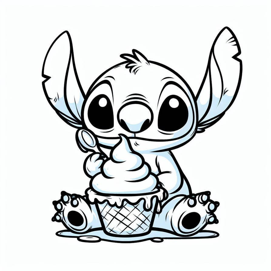 Kleurplaten Kind Stitch Kleurplaat By Kleurplatenkind On Deviantart
