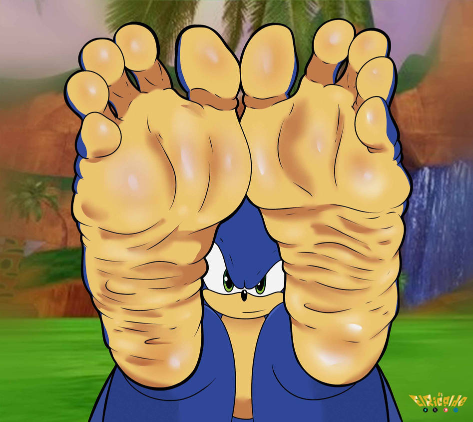 Sonic The Hedgehog Showing His Soles By Lovelyxparasite On Deviantart