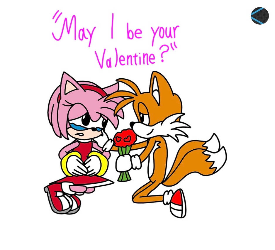 Tails X Amy May I Be Your Valentine By T8ecr34t0r On Deviantart