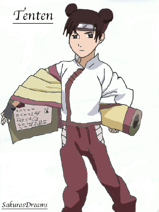 Tenten - Shippuden - Coloured by SakurasDreams on DeviantArt