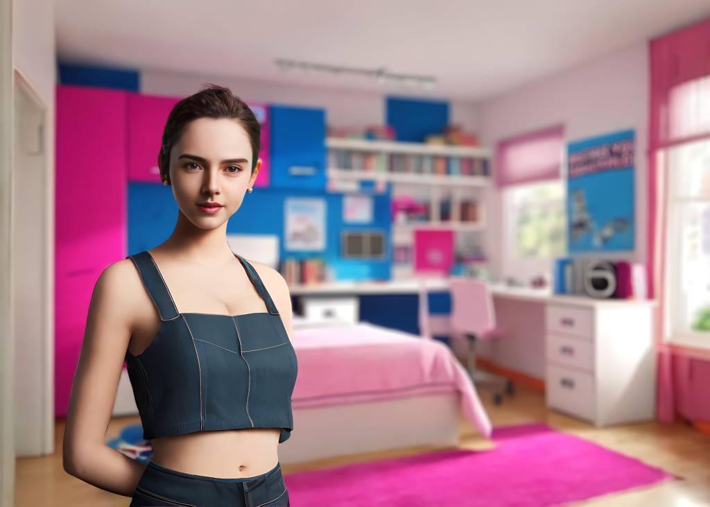 Cute Teen In Her Room By Kingfudgenugget On Deviantart