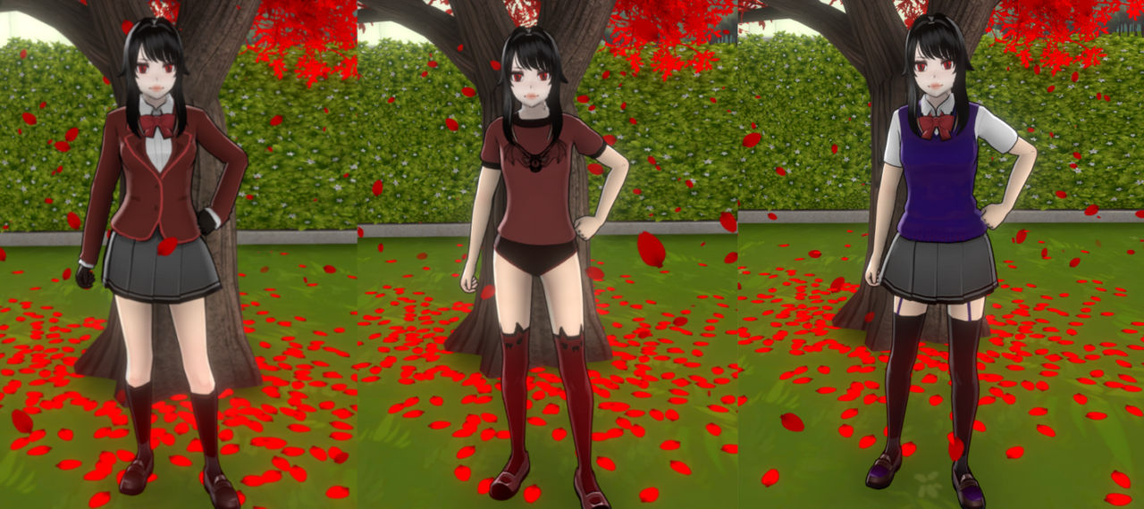 Yandere Simulator School Uniforms With Gym Outfit By Laraskedy On yandere-simulator-school-uniforms-with-gym-outfit-by-laraskedy-on
