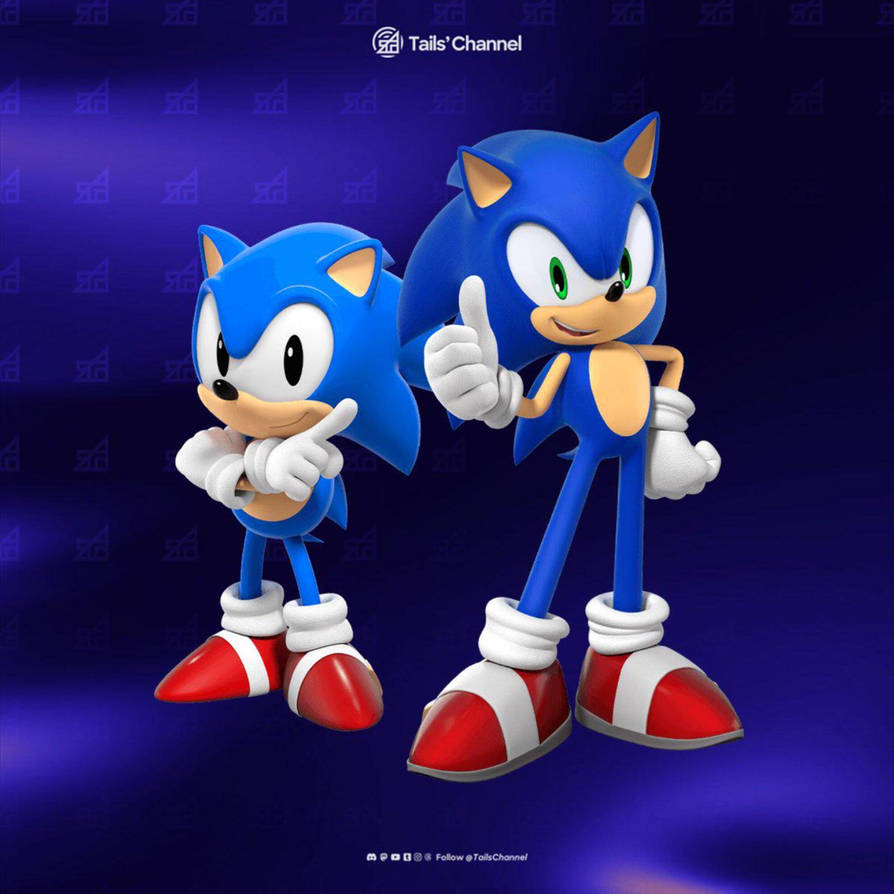 Classic Sonic And Modern Sonic By Sonicdark234 On DeviantArt classic-sonic-and-modern-sonic-by-sonicdark234-on-deviantart
