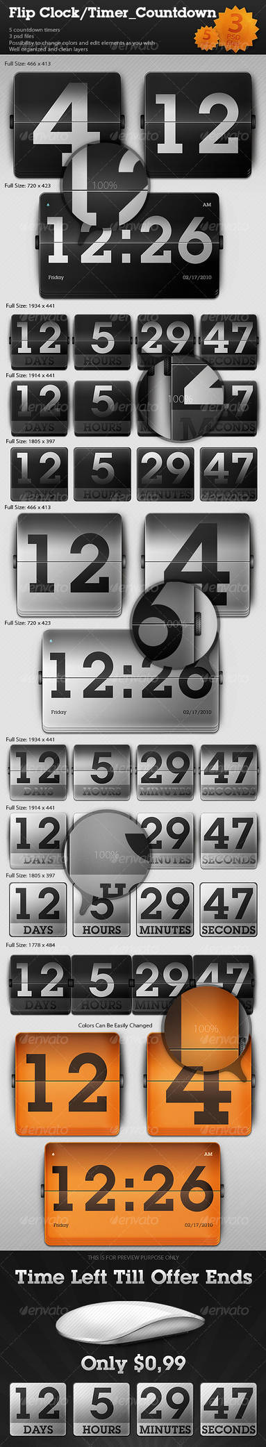 Flip Clock Countdown Timer By Constantinpotorac On Deviantart