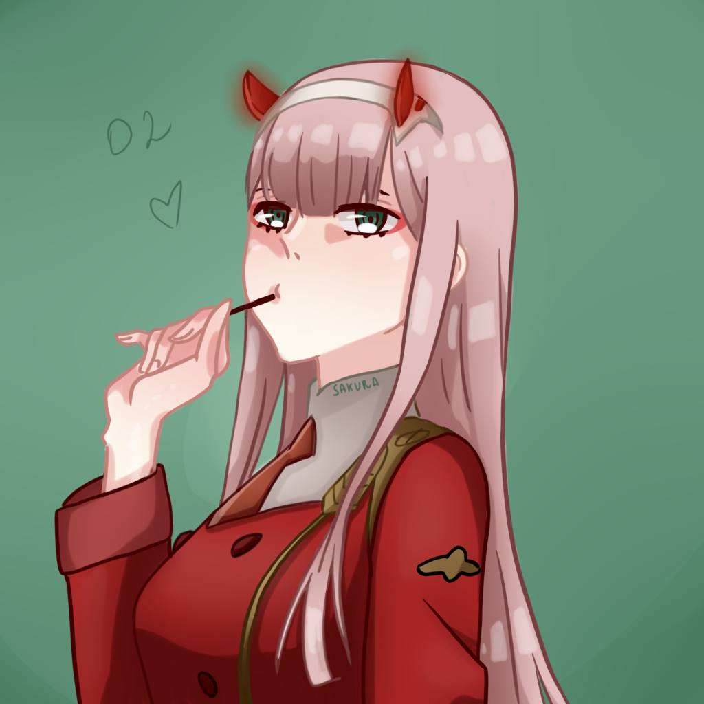 Zero Two By Sakuraoaoa On Deviantart