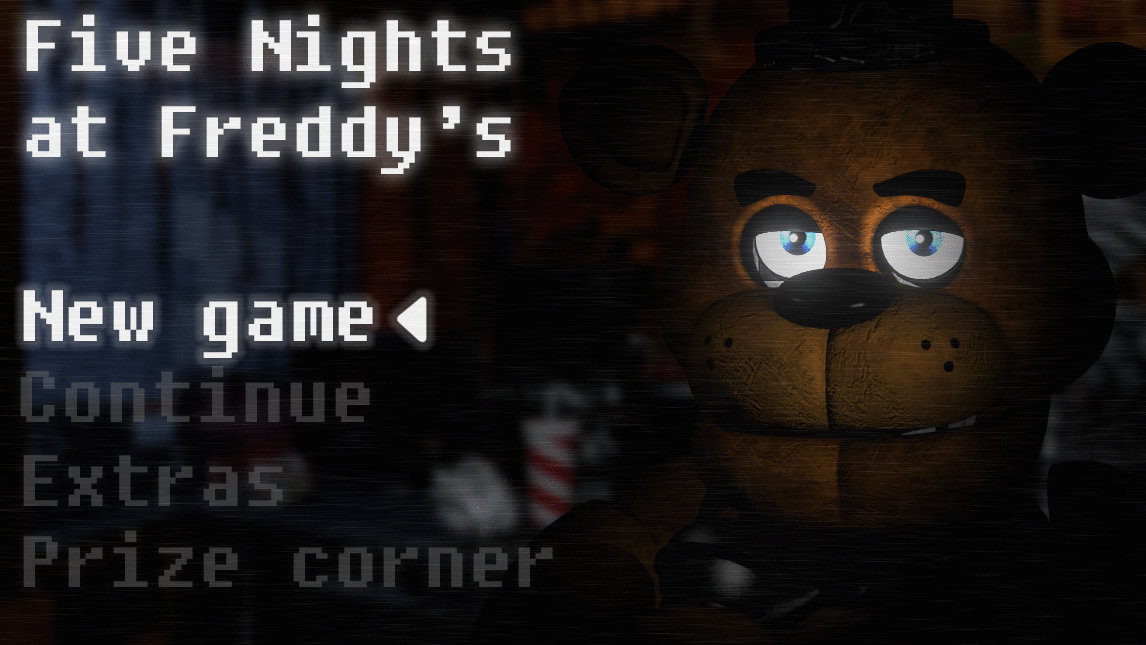 FNaF 1 Menu Remake by ToxyTheFox0 on DeviantArt FNaF 1 Menu Remake by ToxyTheFox0 on DeviantArt
