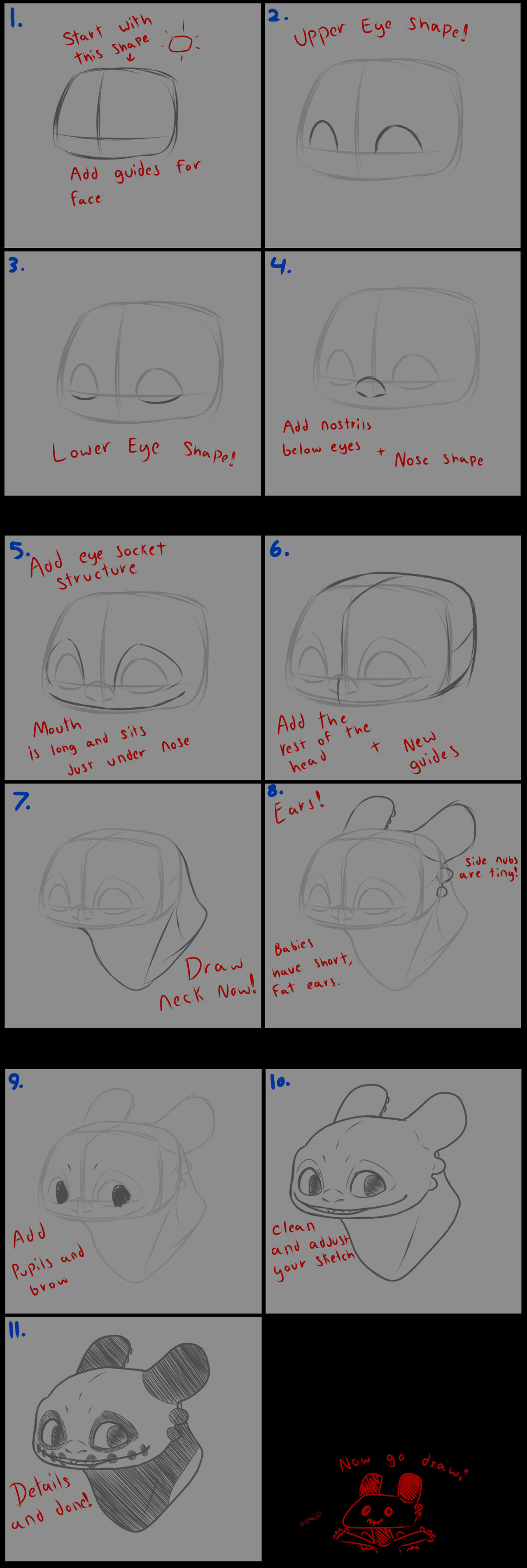 Tutorial: How To Draw A Night Light Headshot by LumiiDragon on DeviantArt Tutorial: How To Draw A Night Light Headshot by LumiiDragon on DeviantArt