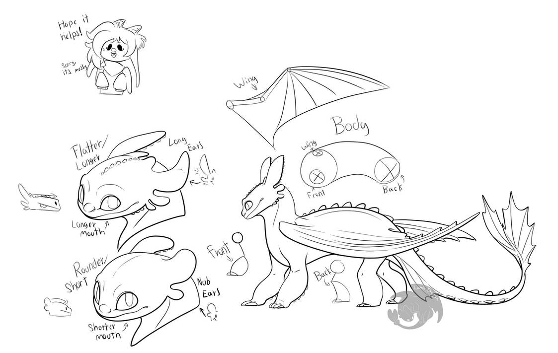 Httyd Nightlight Furytutorial By Lumiidragon On Deviantart