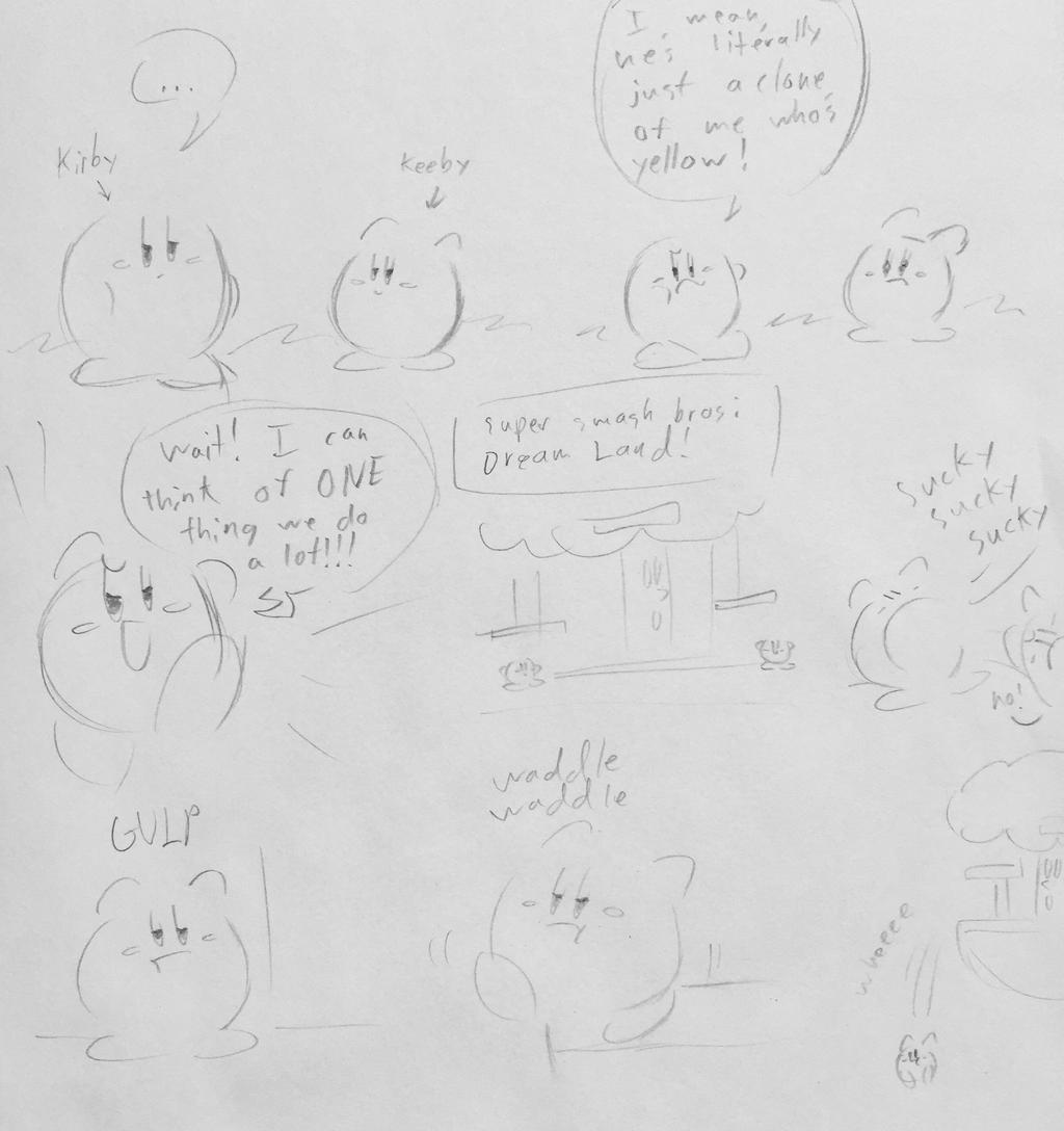 Kirby Vs Keeby By Mischeviousmalfais On Deviantart
