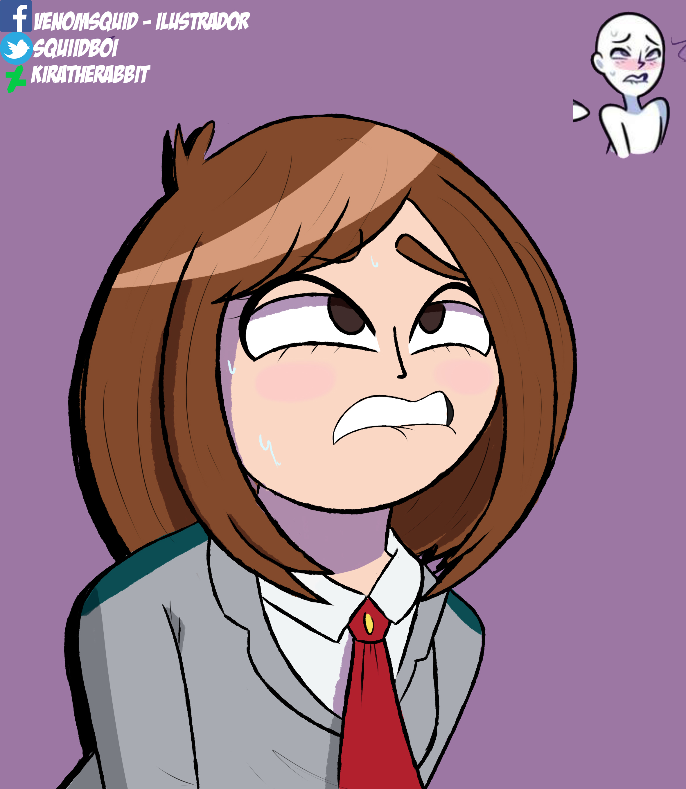 Ahegao Ochako Uraraka By Kiratherabbit On Deviantart