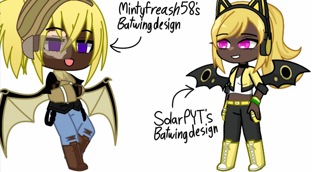 (BW) TWO BATWINGS?! (FAKE COLLAB) by SolarPYT on DeviantArt (BW) TWO BATWINGS?! (FAKE COLLAB) by SolarPYT on DeviantArt