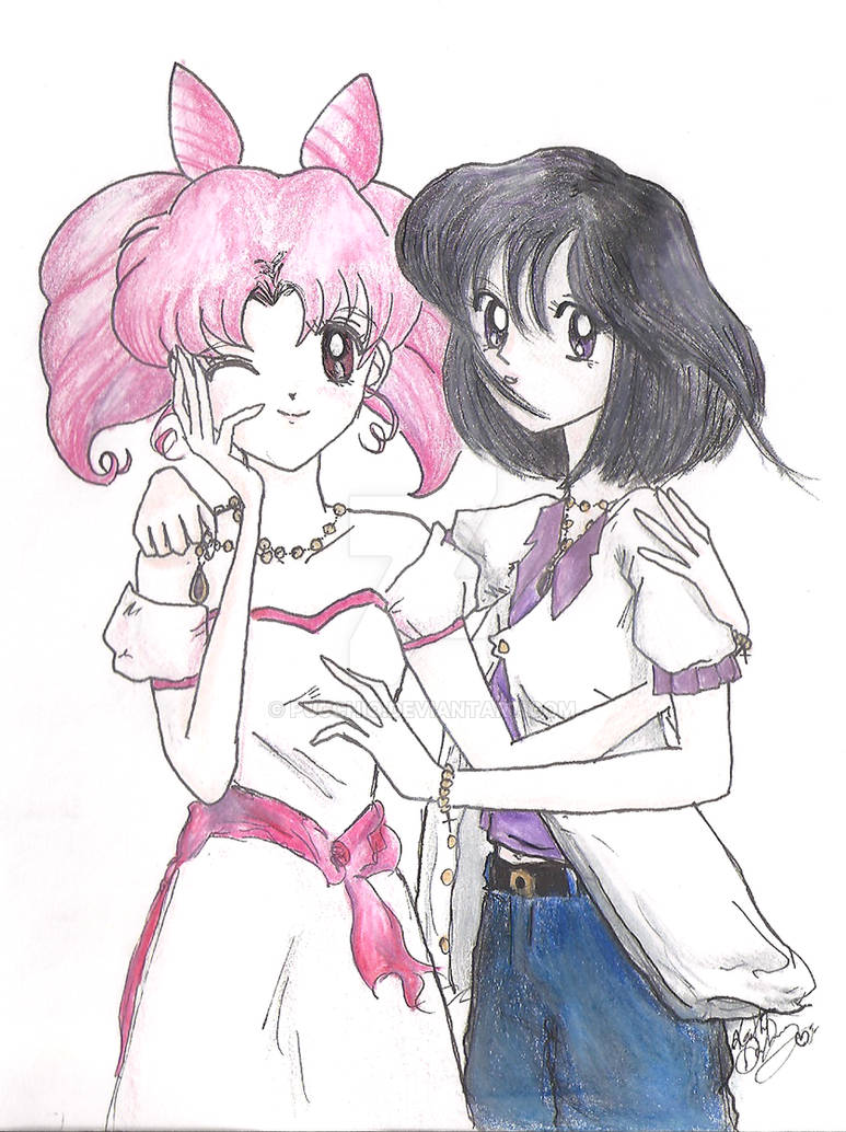 Manga Chibiusa And Hotaru By Pucchiq On Deviantart