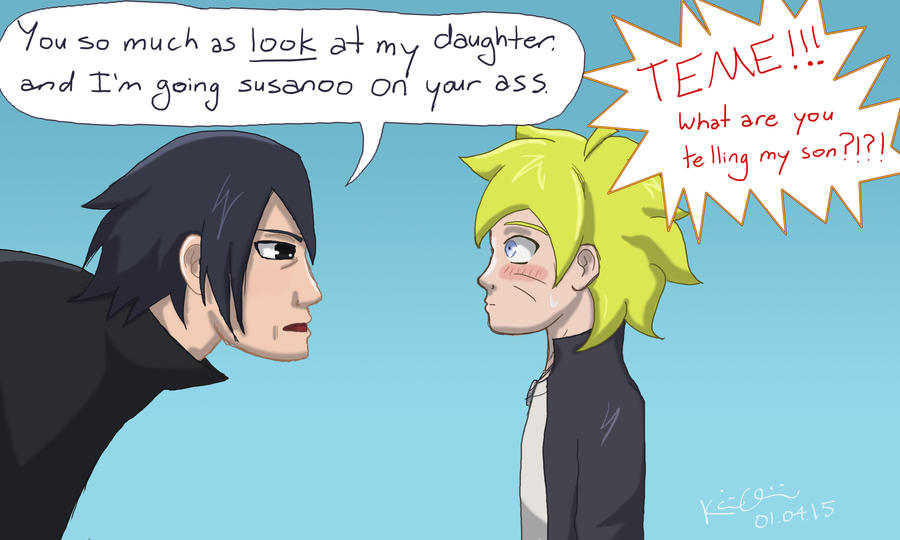 Boruto And Sasuke By Witchofoz93 On Deviantart