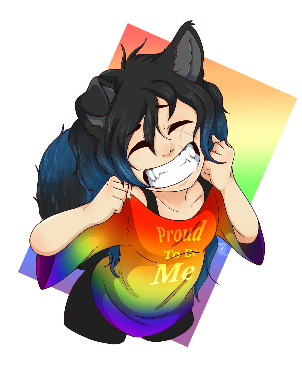 Oc Pride Month Rayven By Shaygoyle On Deviantart