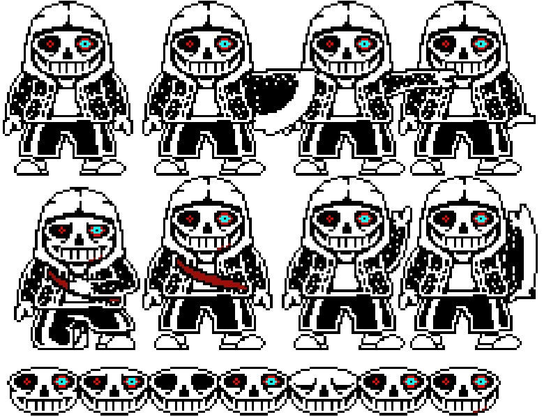 dusttale sans Sprite Sheet by tororokun on DeviantArt dusttale sans Sprite Sheet by tororokun on DeviantArt