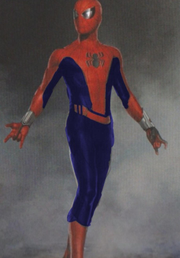 (mcu Spider-man 4) Suit Concept #1 (edit) By Galaxystudios78 On Deviantart