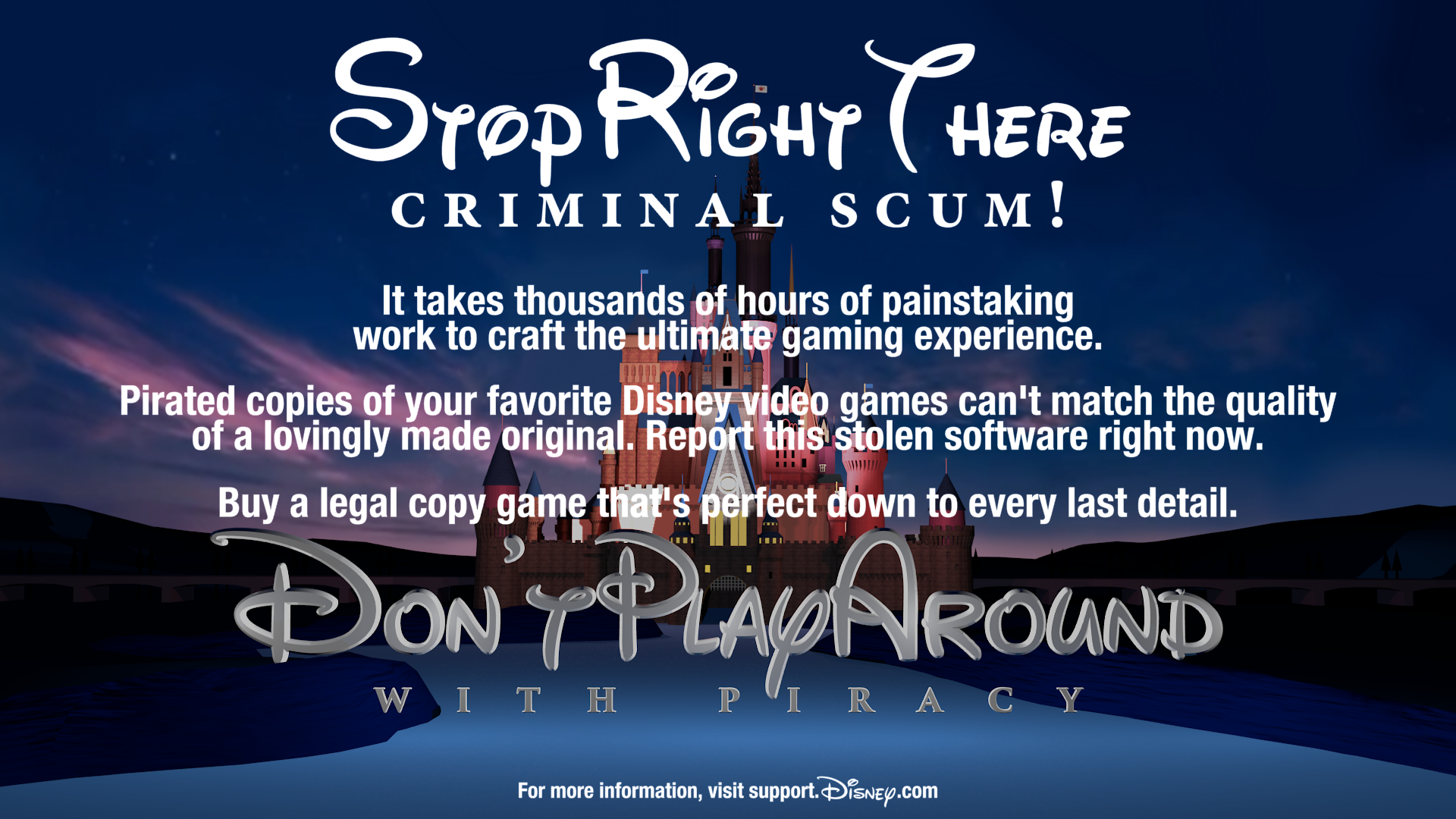 The Disney Video Game Anti Piracy Screen By ETAlternative On DeviantArt the-disney-video-game-anti-piracy-screen-by-etalternative-on-deviantart