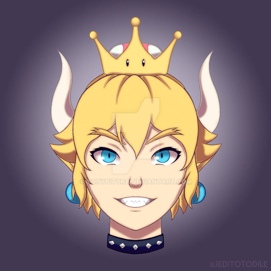 Bowsette Digital Color Practice By Tonypitura On Deviantart