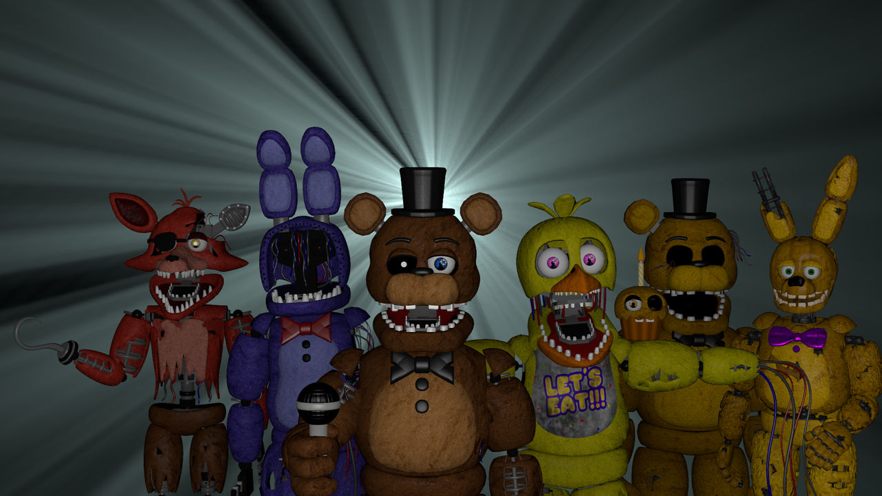 Fnaf Withereds By Shadowbonnie76 On Deviantart