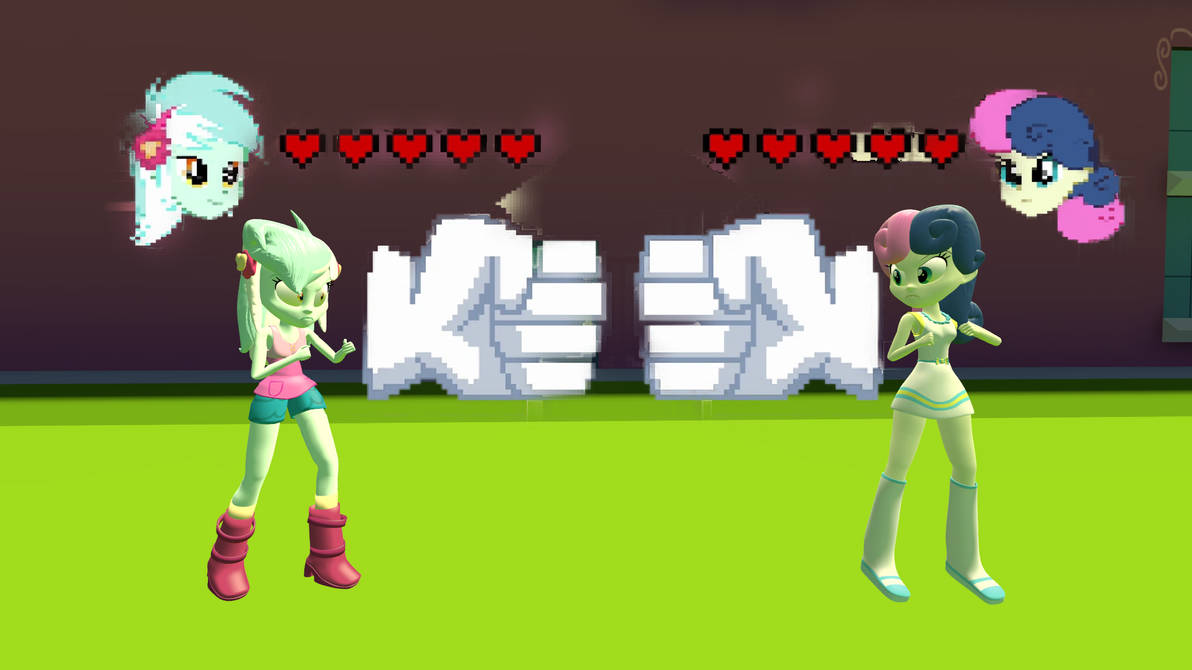 Lyra Heartstrings Vs Sweetie Drops Sfm By Gaelgaming1 On Deviantart
