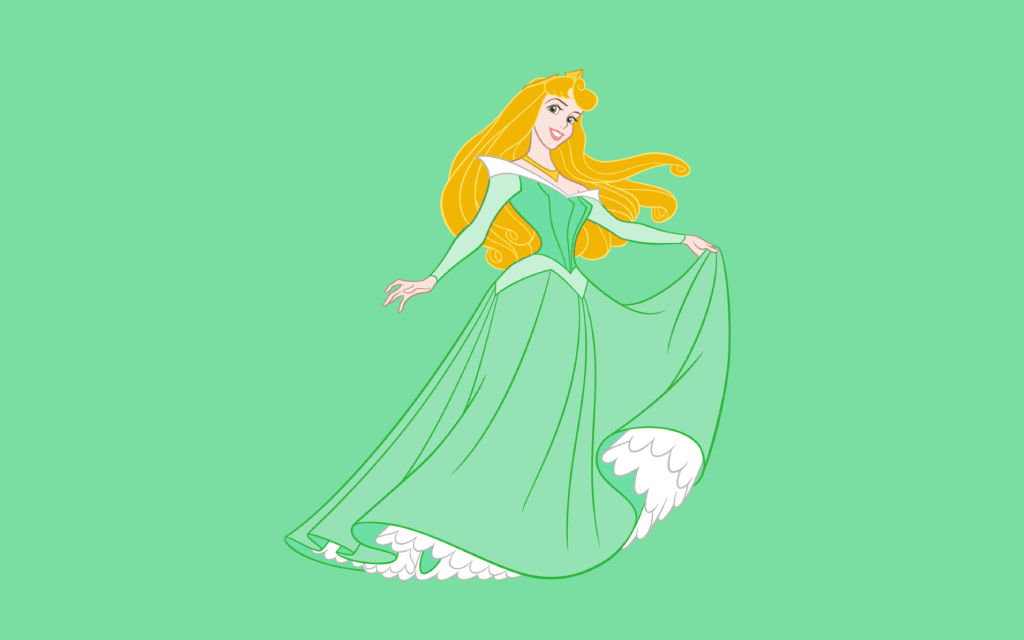 New Princess Aurora Dress Green By Wmkos23 On Deviantart