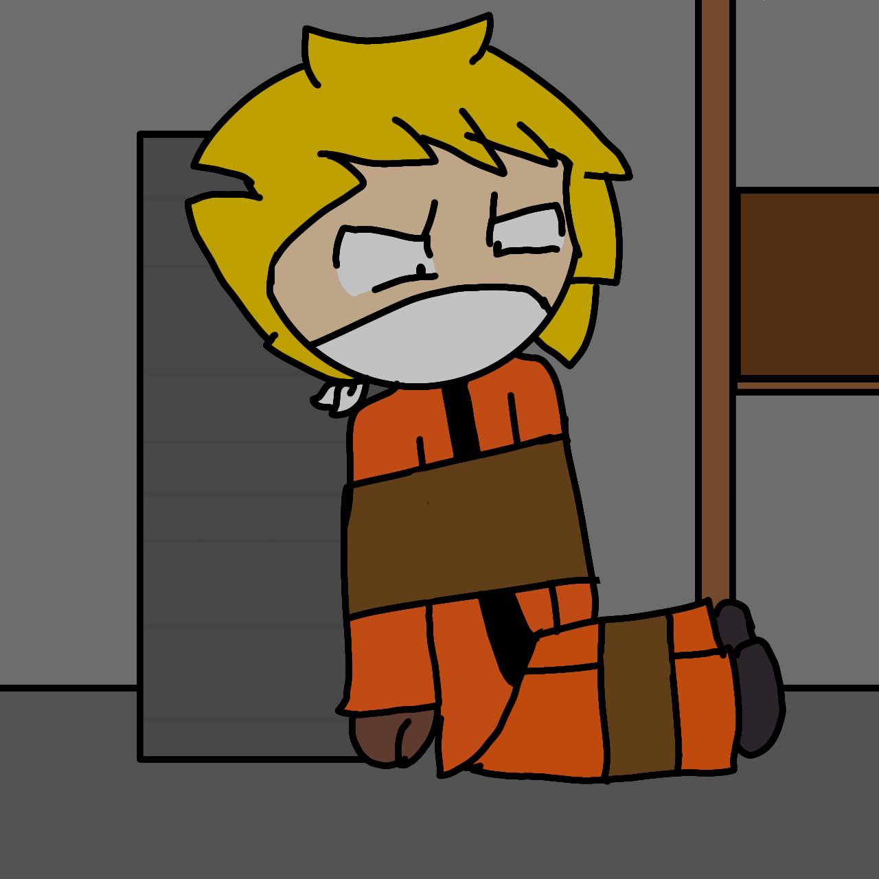 Kenny Tied Up By Chekiri On Deviantart