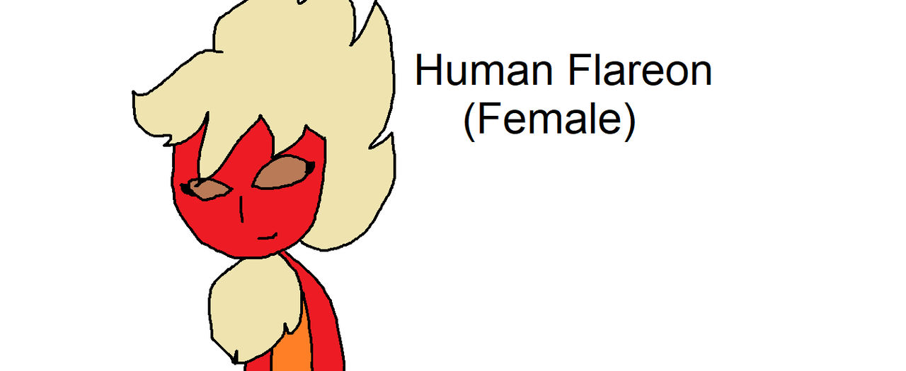 Human Flareon By Rougethebat844 On Deviantart
