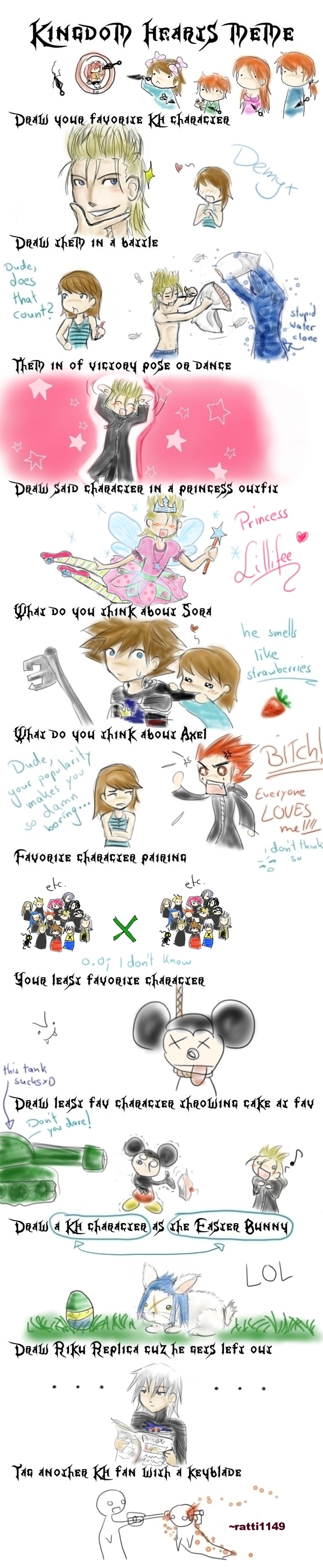 Kingdom Hearts Meme by Knorke-chan on DeviantArt
