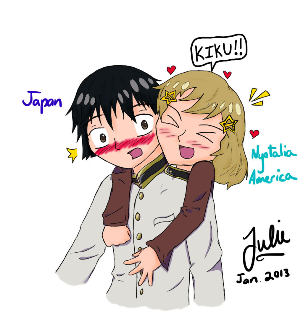 Japan And Nyoamerica By Ninjacupcake314 On Deviantart