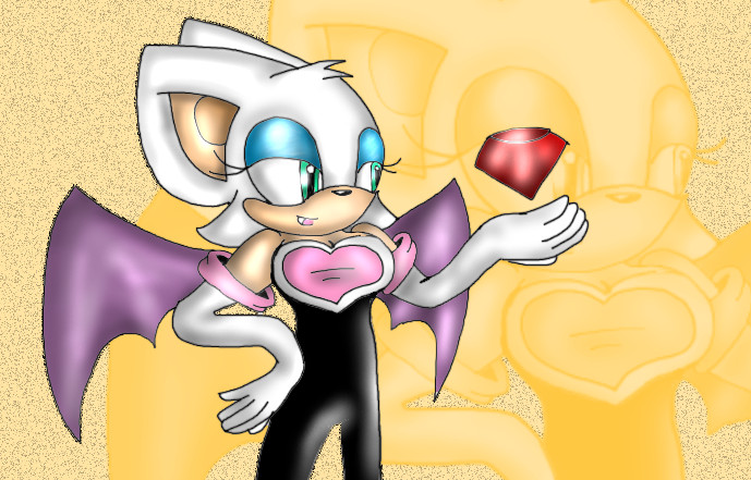 Rouge The Bat And Her Jewel By Destinymeow On Deviantart