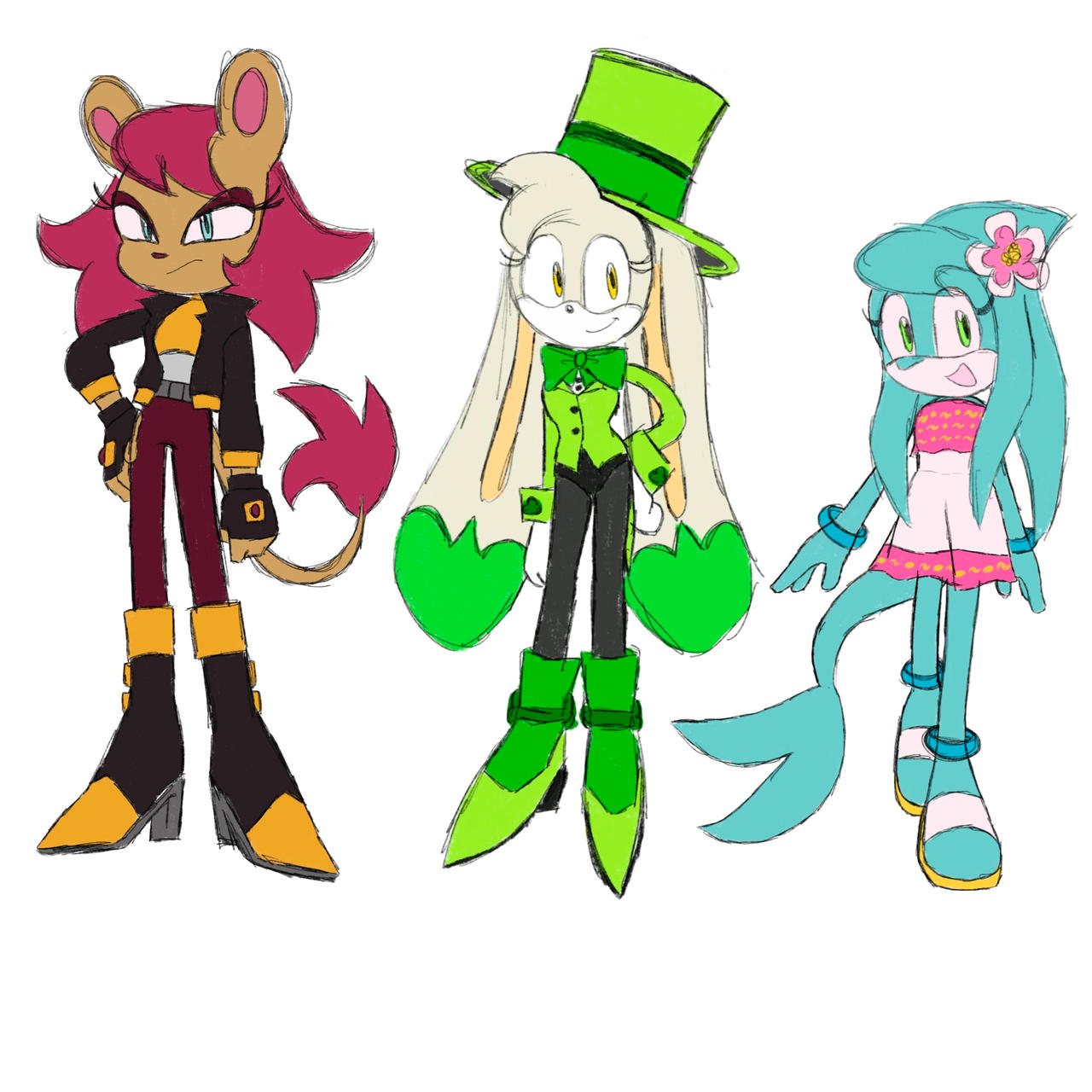 Some Sonic Ocs Of Mine By Sapphireluci On Deviantart