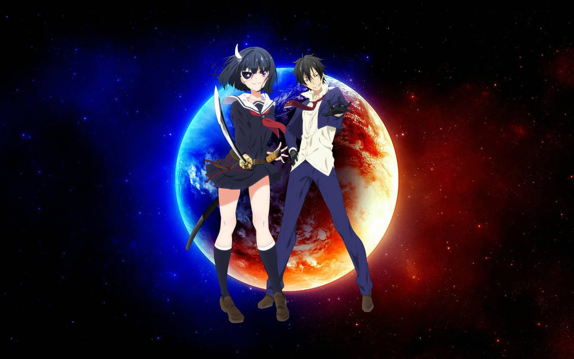 Nomura Fudou And Rin Onigawara Wallpaper By Drumsweiss On Deviantart